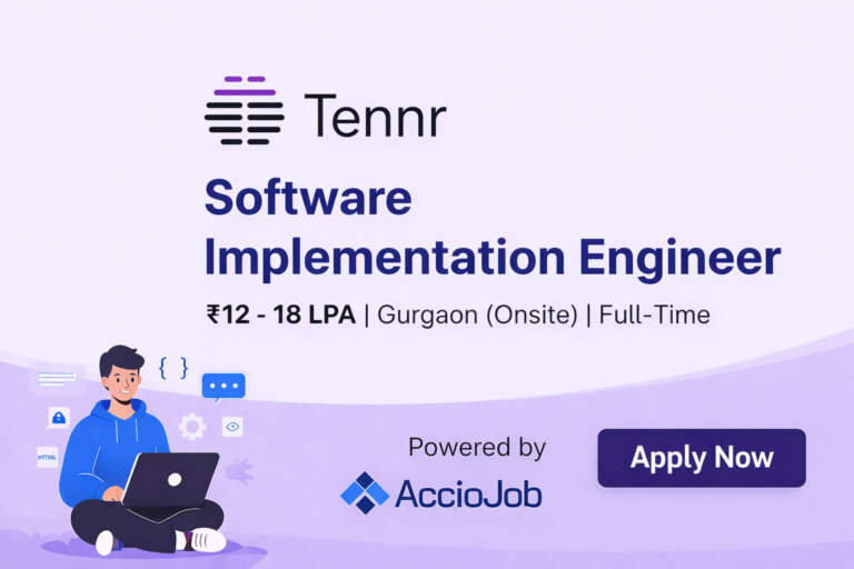 Tennr Gurgaon: Software Engineer – Direct Exam ₹12–18 LPA